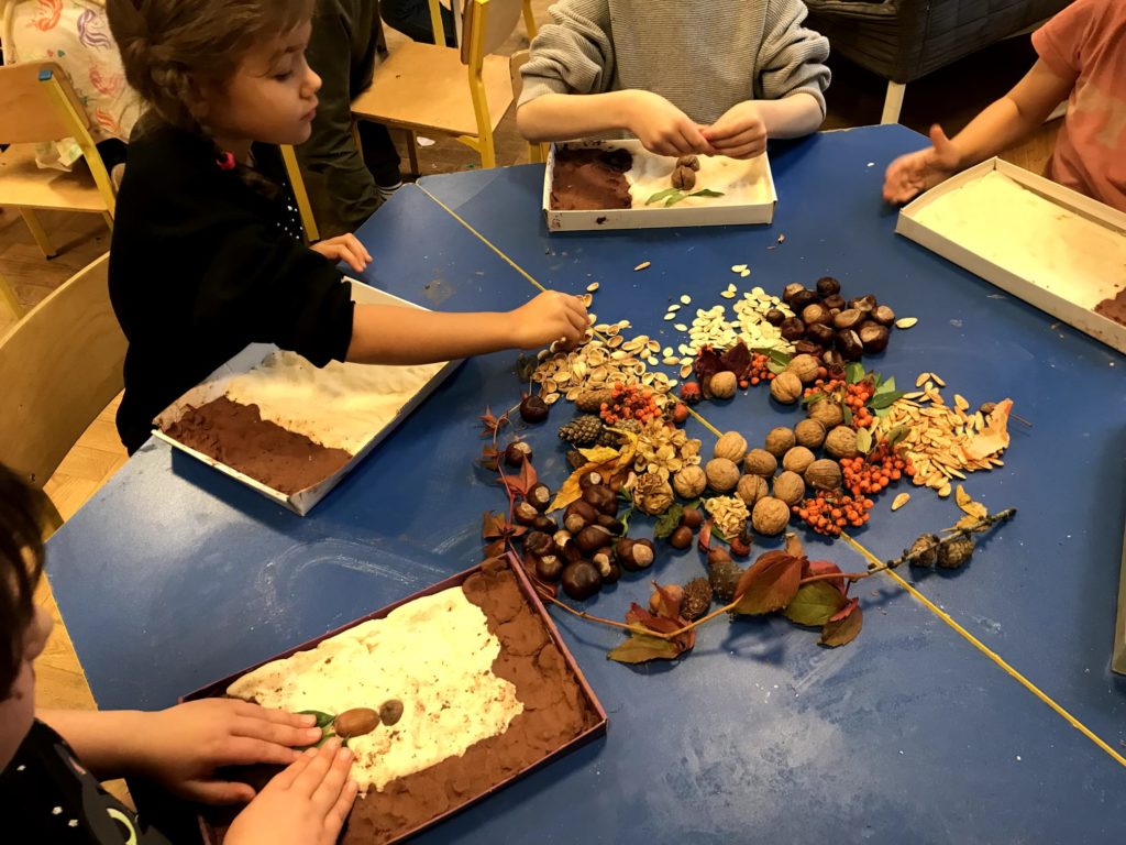 Glina – jesienne obrazy – Prywatne Przedszkole Lauder-Morasha