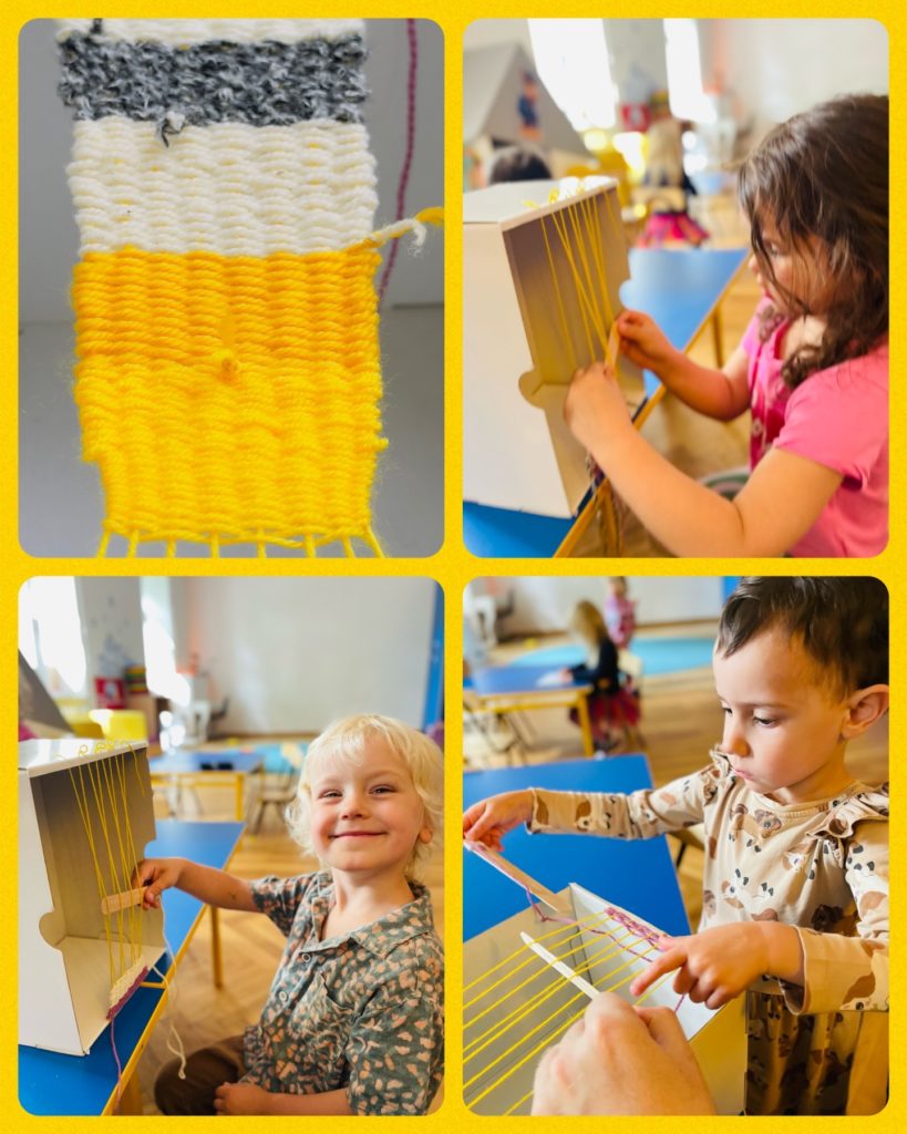 Warsztaty z tkactwa. – Prywatne Przedszkole Lauder-Morasha